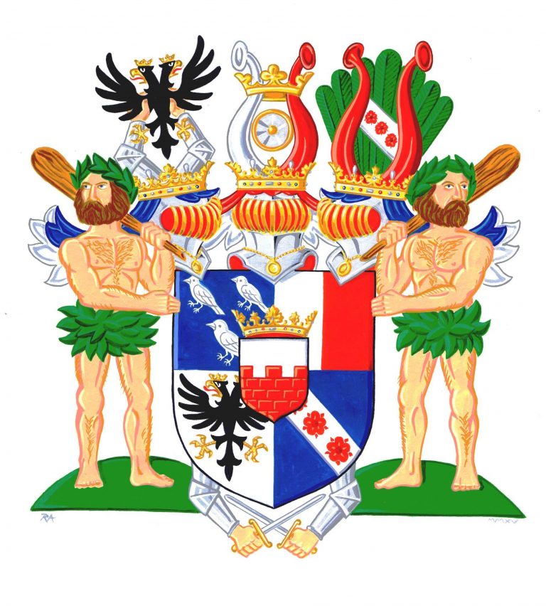 Delarna i ett heraldiskt vapen – Societas Heraldica Scandinavica